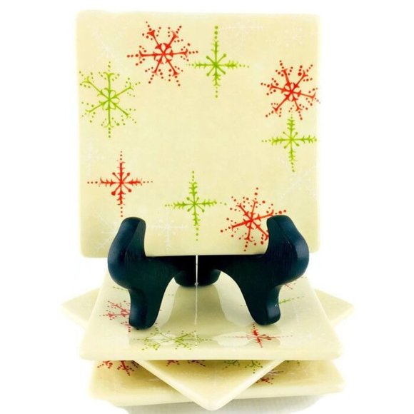 Oneida | Dining | Oneida Debbie Taylor Snowmates Square Appetizer ...